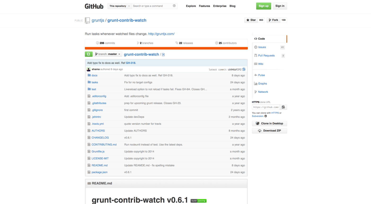 grunt-contrib-watchで、JavaScriptやCSSの更新時に自動でビルドする。 | 三度の飯とエレクトロン